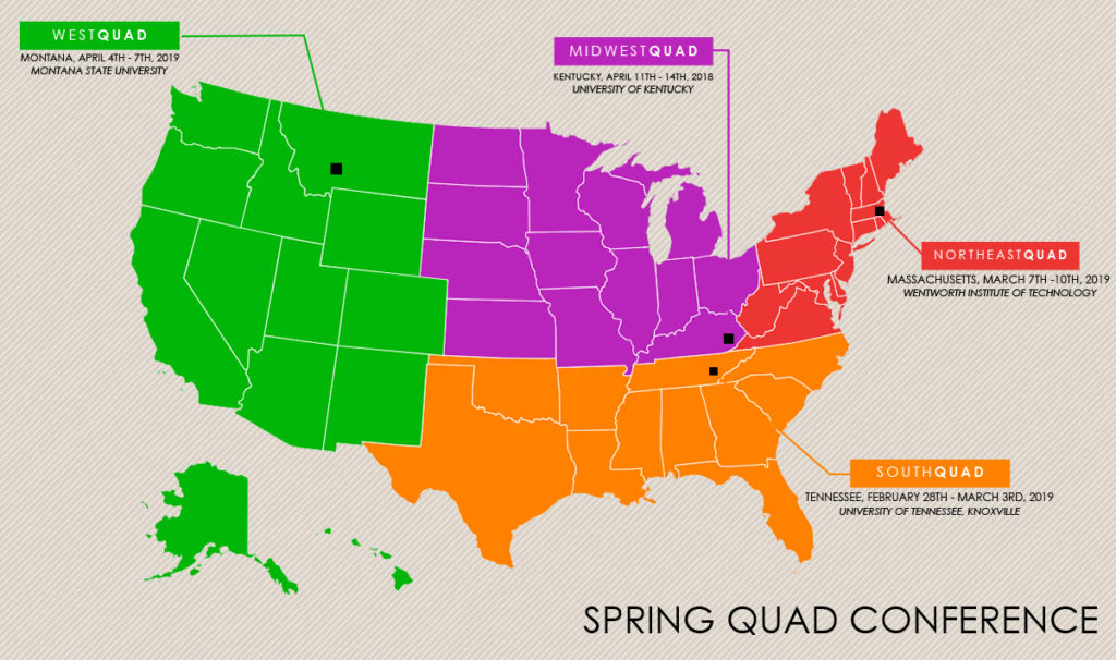 Announcing the Spring 2019 Quad Conference Locations - AIAS